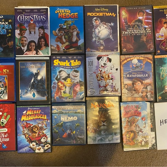 Disney | Media | Disney Dream Works Bluray Kids Family Dvds Movies New ...